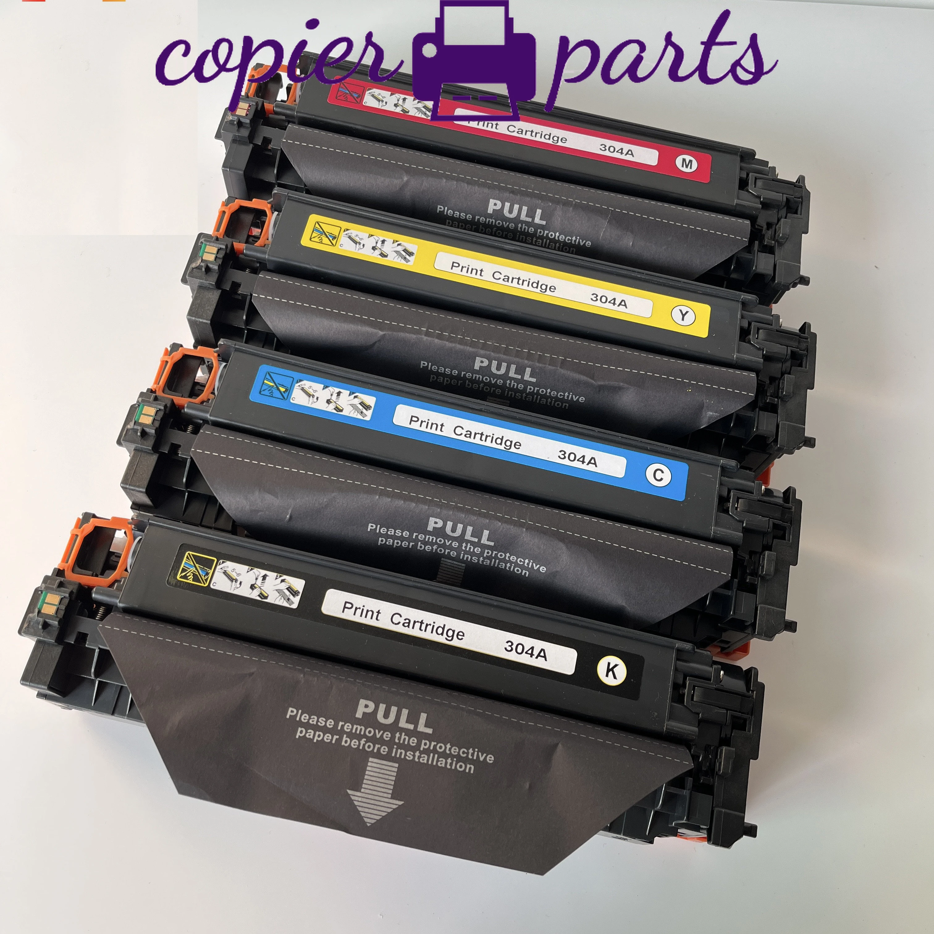 304A Toner Cartridge CC530A CC532A CC531A CC533A for HP Color LaserJet ...