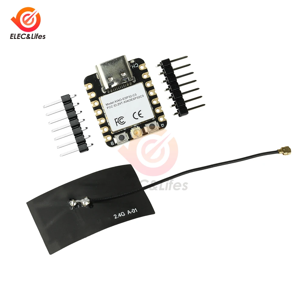 ESP32-C3 WiFi Bluetooth Development Board Single RISC-V Core IIC UART ...