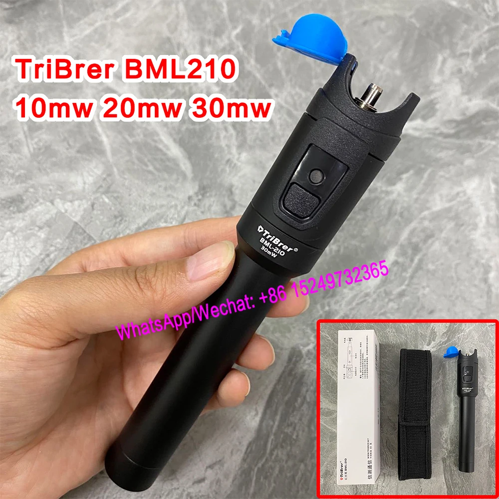 TriBrer BML210 10mw 20mw 30mw VFL Fiber Optic Visual Fault Detector Pen 10KM 20KM 30KM Optical ...