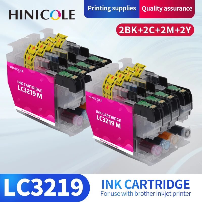 HINICOLE 3219XL Ink Cartridge For Brother LC3219 LC 3219 Compatible MFC ...