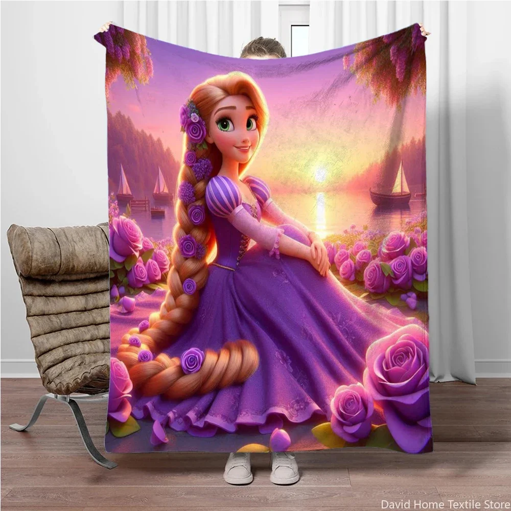 Disney-Tangled-Rapunzel-Princess-Flannel-Blanket-Four-Seasons-Blanket ...