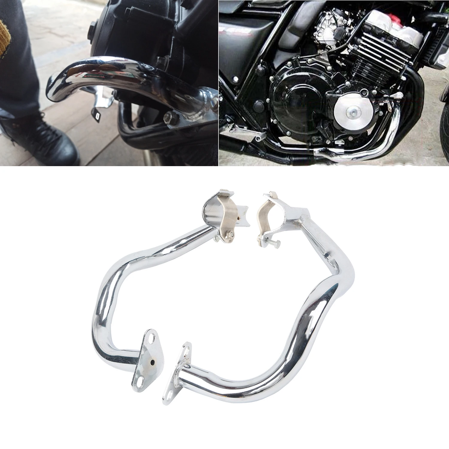 Crash Bars Engine Guard Frame Side Protector Rail Fence Bumper For ...