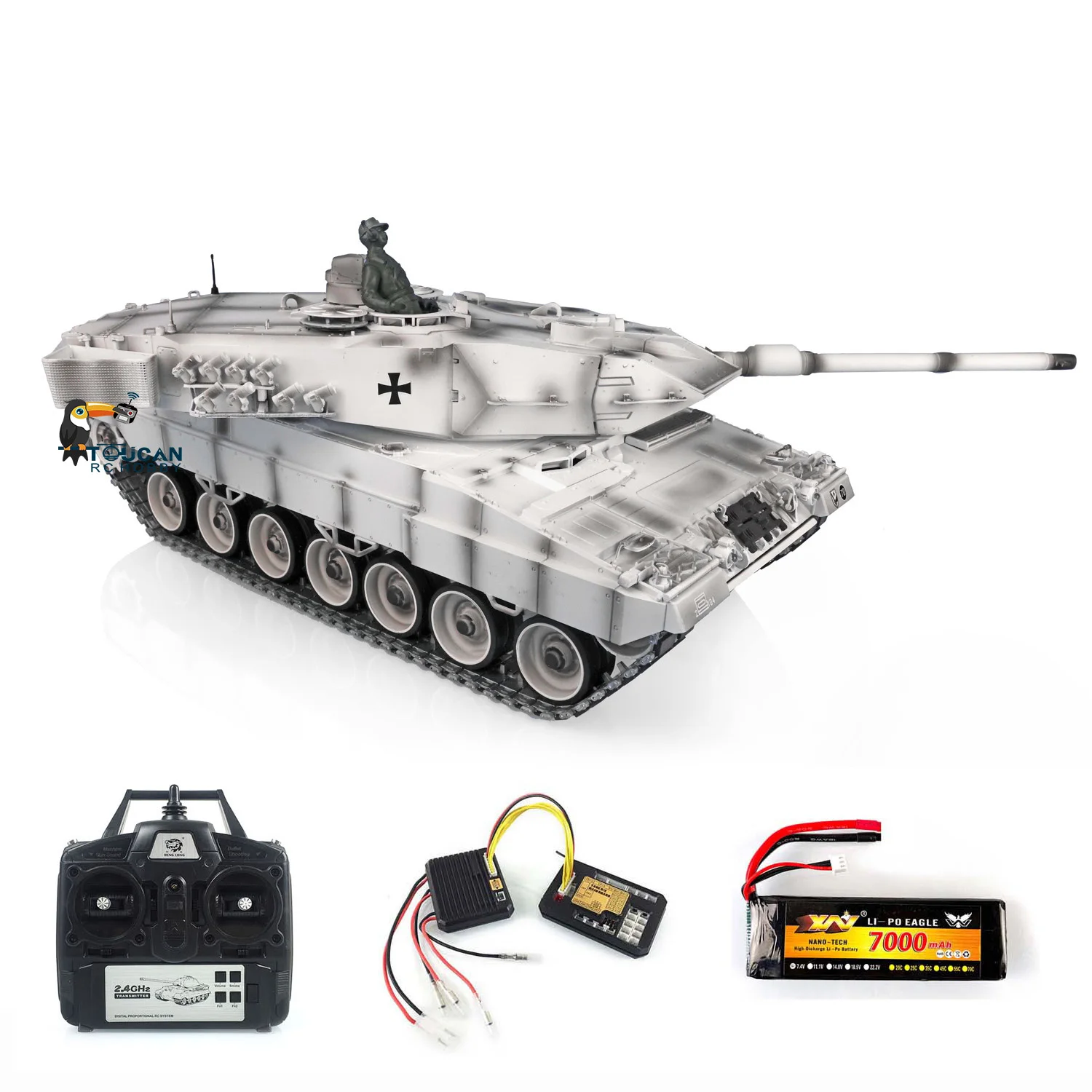 Leopard2A6 placa base personalizada para tanque a control remoto ...