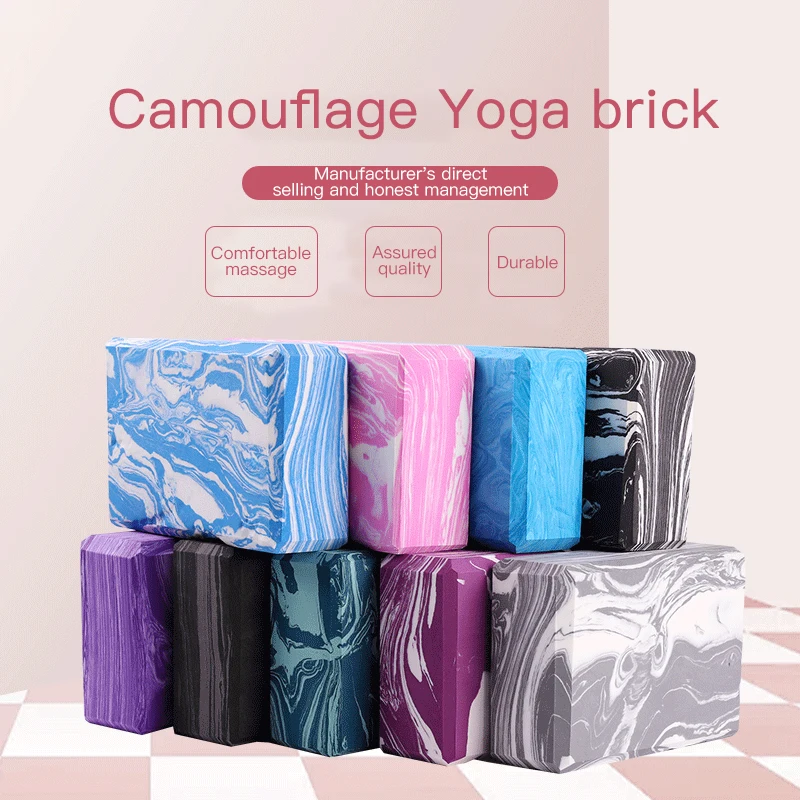 EVA Pilates Yoga Blocks Cubes Bricks Bolster Pillow Cushion Sport Yoga ...