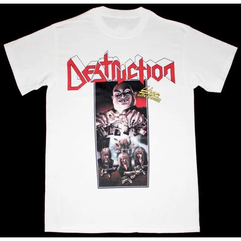 VTG DESTRUCTION LIVE WITHOUT SENSE コットン ホワイト 全サイズ Tシャツ DI310 ...