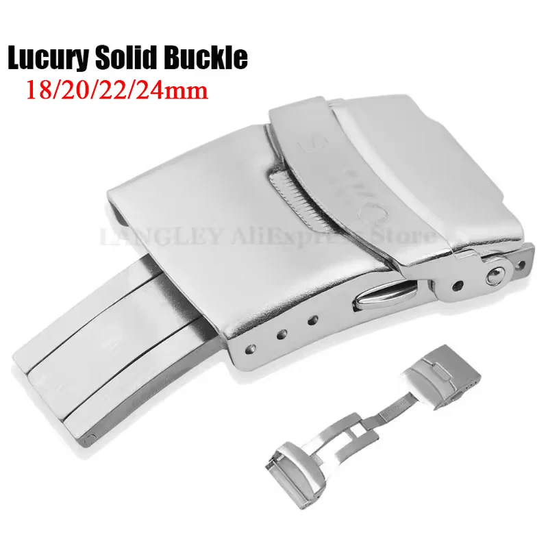 Lucury-Solid-Buckle-for-Seiko-Diving-Folding-Stainless-Steel-Watch ...