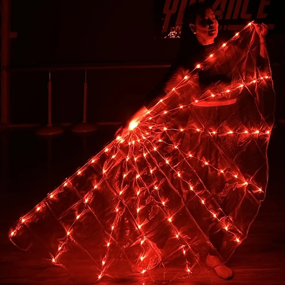 180*90cm LED Worship Flags LED Lights Luminous Dance Practice Props ...