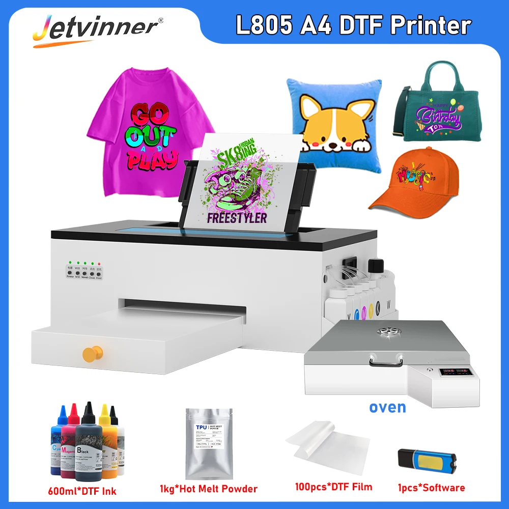 A4-DTF-Printer-L805-Transfer-Printer-Garment-Printing-Machine-Directly-to-Film-Tshirt-Printing ...