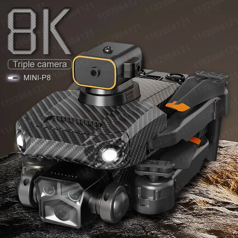 2023 New Hot P8 Pro 4K Drone Professional Obstacle Avoidance 8K DualHD ...