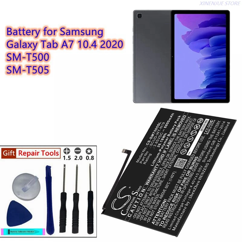 Tablet-Battery-3-85V-6800mAh-SCUD-WT-N19-for-Samsung-Galaxy-Tab-A710-4 ...