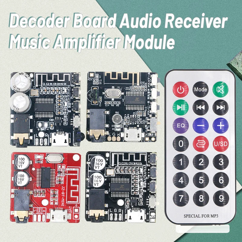 Mini Bluetooth 5.0 Decoder Board Audio Receiver Bt5.0 Pro Mp3 Lossless ...