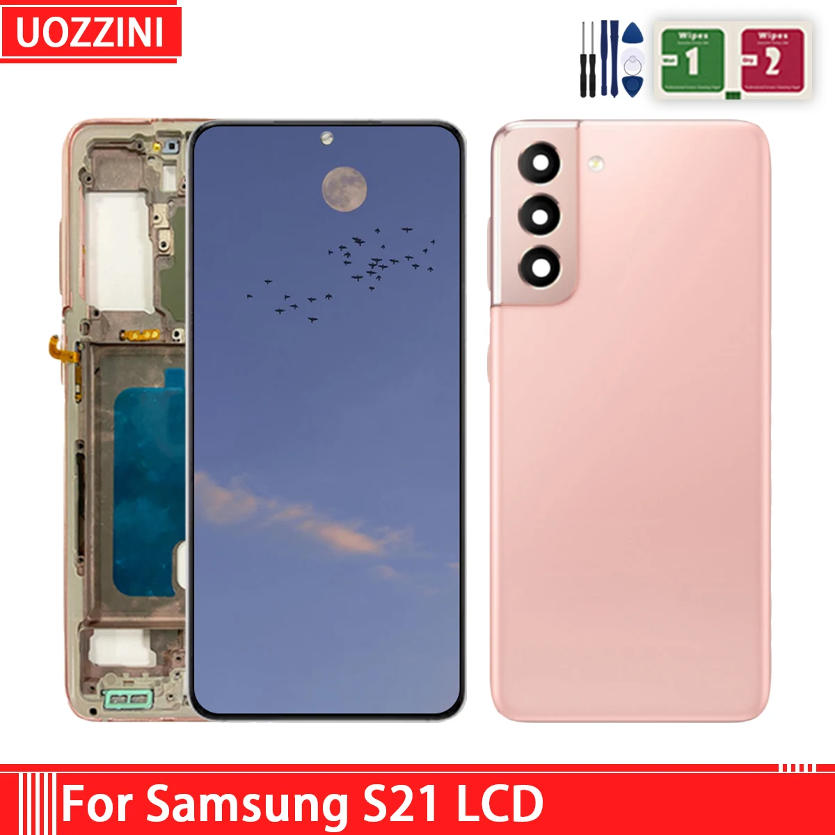 100-Tested-TFT-LCD-For-Samsung-Galaxy-S21-G990-SM-G990F-G990f-ds-Touch ...