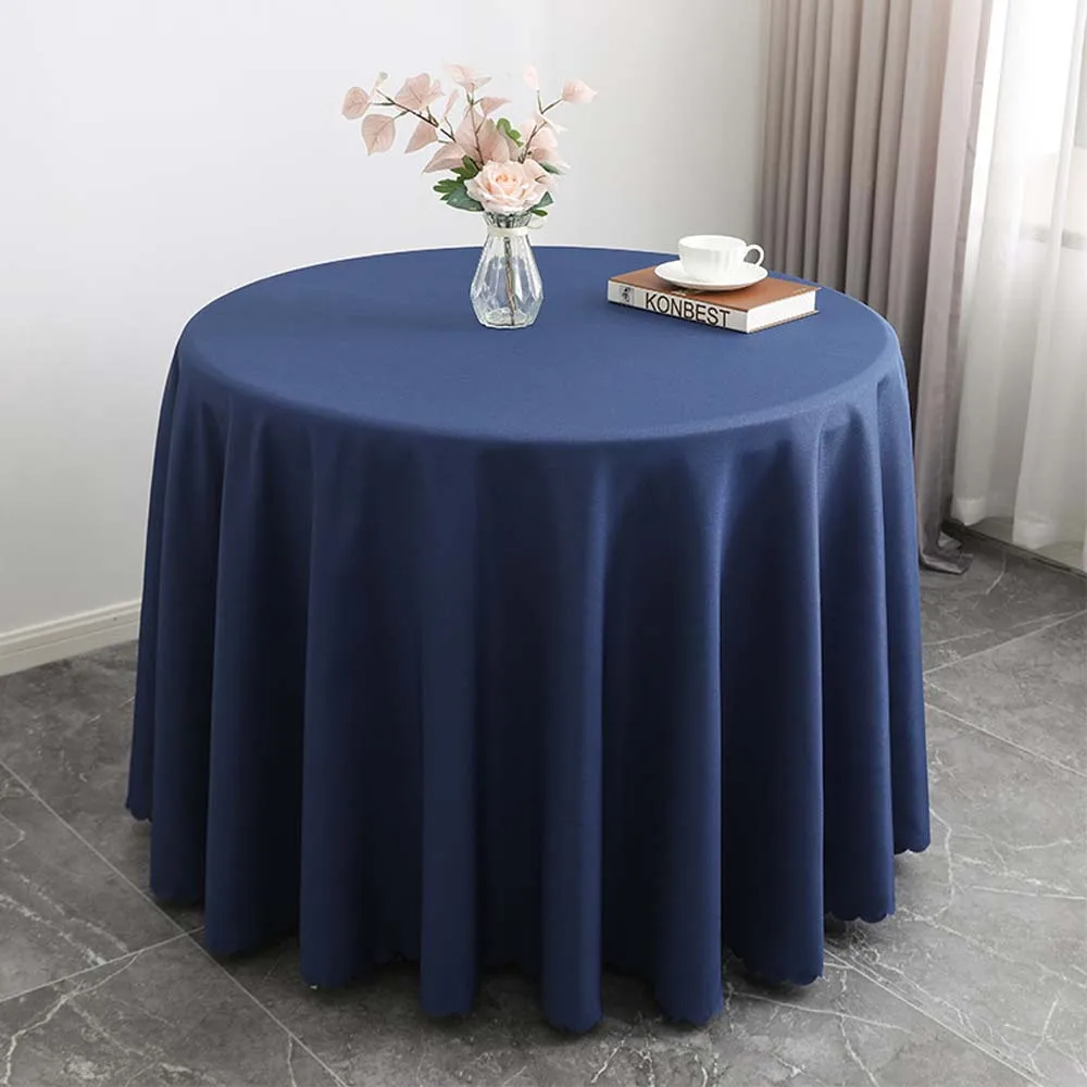 Banquet-Table-Cloth-Round-Wedding-Tablecloth-Polyester-Tablecloths-for ...