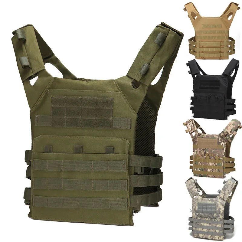 Nylon-Carrier-Vest-Hunting-Apparel-Combat-Durable-Multifunctional-MOLLE ...