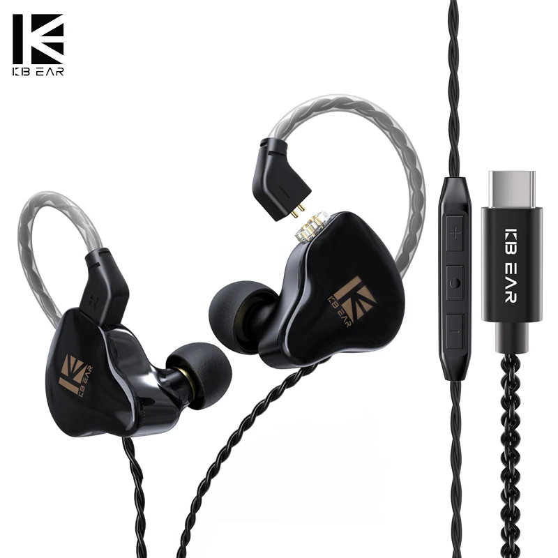 KBEAR-KS1-Type-C-In-Ear-Monitor-Earphone-Dual-Magnectic-Circuit-Dynamic ...