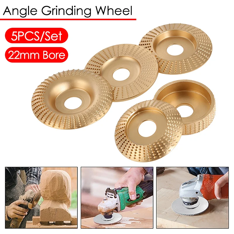 5PCS-Angle-Grinder-Wood-Sanding-Discs-Grinding-Polishing-Wheel-Rotary ...
