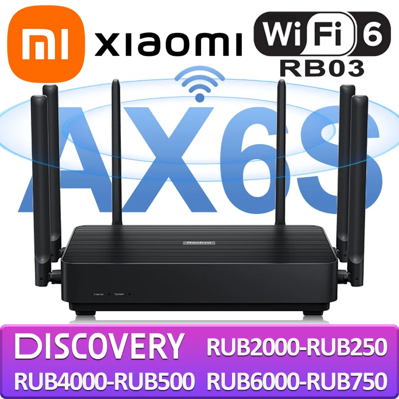 Xiaomi-Redmi-AX6S-Wifi-6-Wireless-Mesh-Router-3200-Mbps-2-4G-5GHz-Dual ...