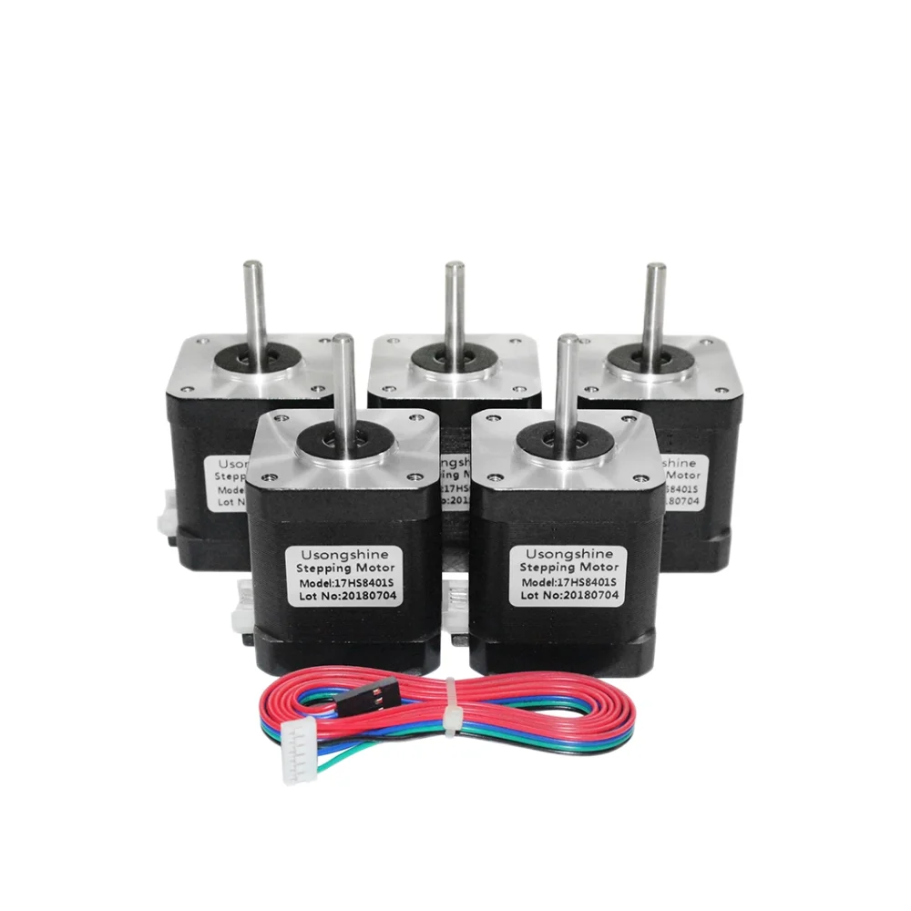 5pcs-Nema-17-4-lead-Stepper-Motor-42-Motor-17HS8401S-1-5A-CE-ROSH-ISO ...