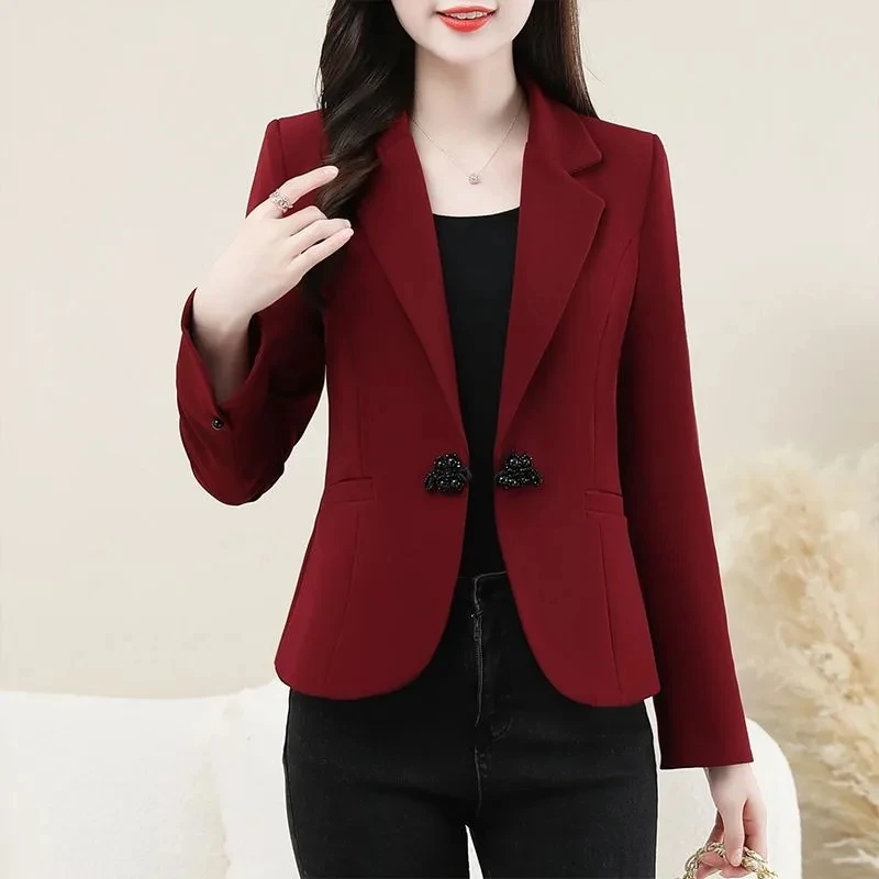 Blazer-de-sentido-avan-ado-feminino-terno-feminino-aparato-vers-til ...