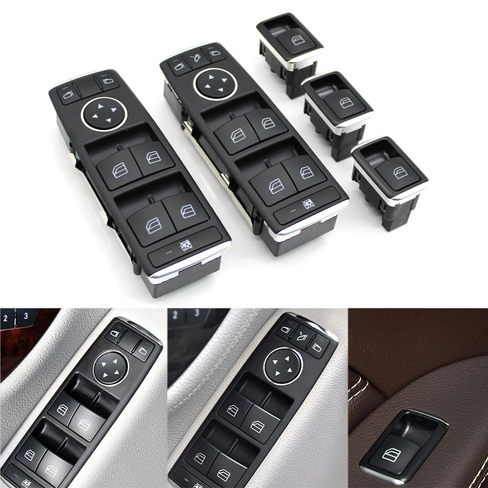 Interior-Car-Driver-Door-Master-Window-Lifter-Regulator-Switch-Button ...