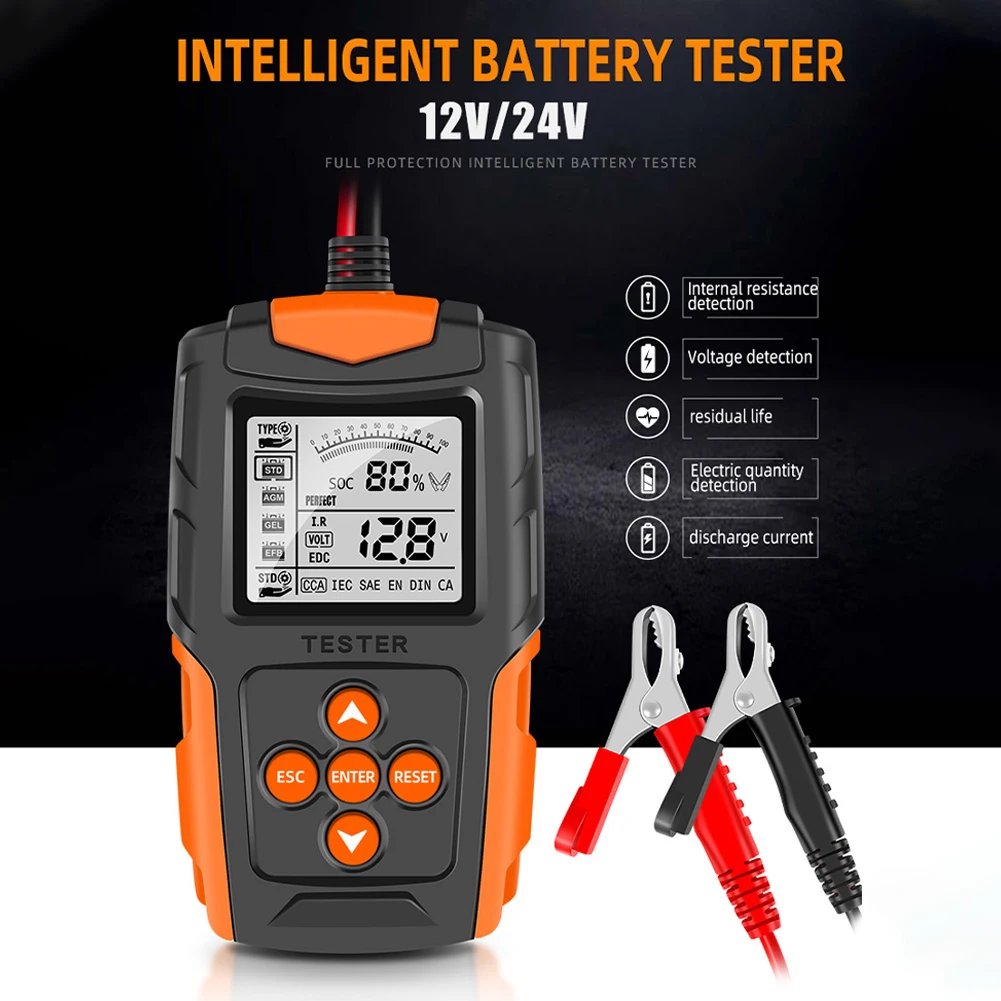 12V-24V-Battery-Capacity-Tester-Digital-Display-Auto-Battery-Analyzer ...