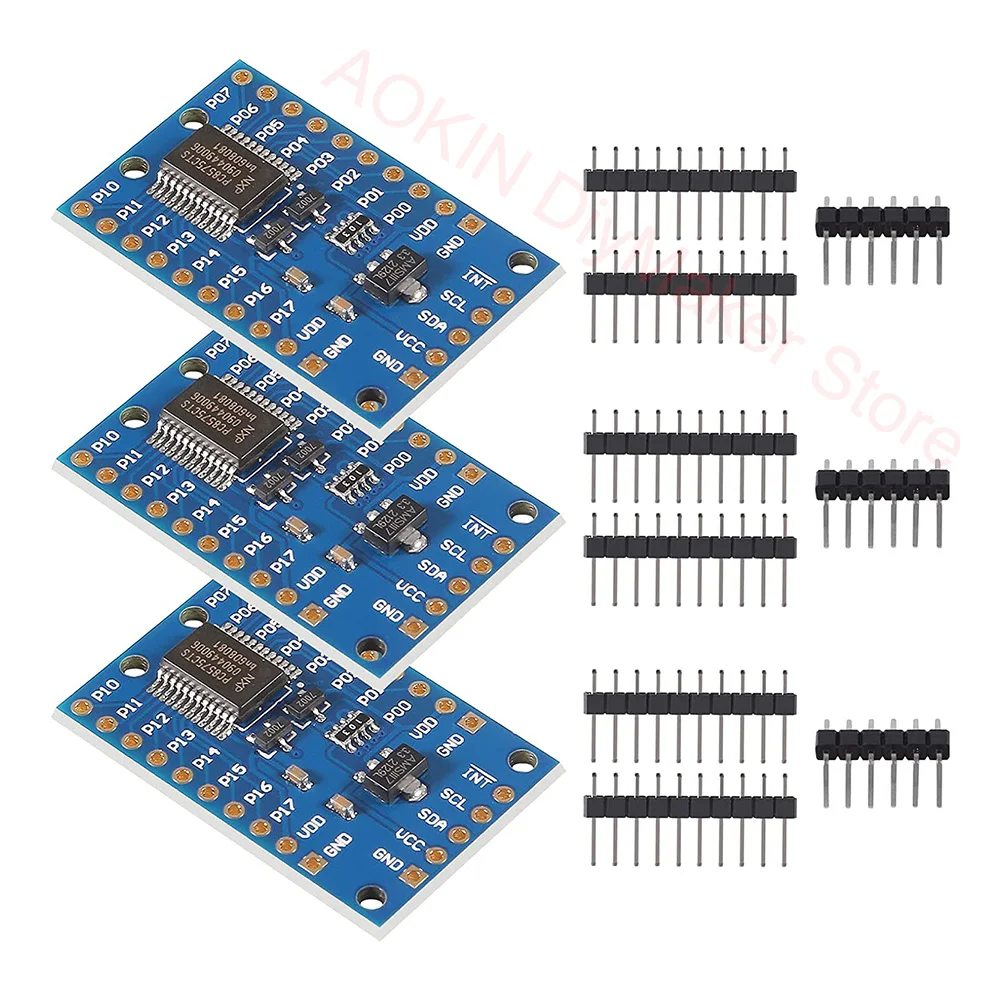 3Pcs-PCF8575-Io-Expander-Board-Module-I2C-Om-16IO-Iic-I2C-I-O-Extension ...