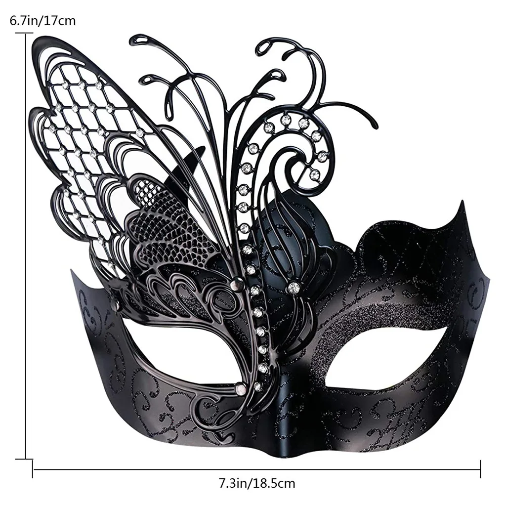Black Butterfly Masquerade Mask