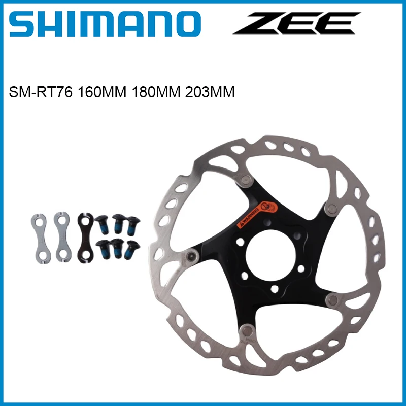SHIMANO-ZEE-SM-RT76-160MM-180MM-203MM-Disc-Brake-Rotor-6-Bolt-ZEE-M640 ...