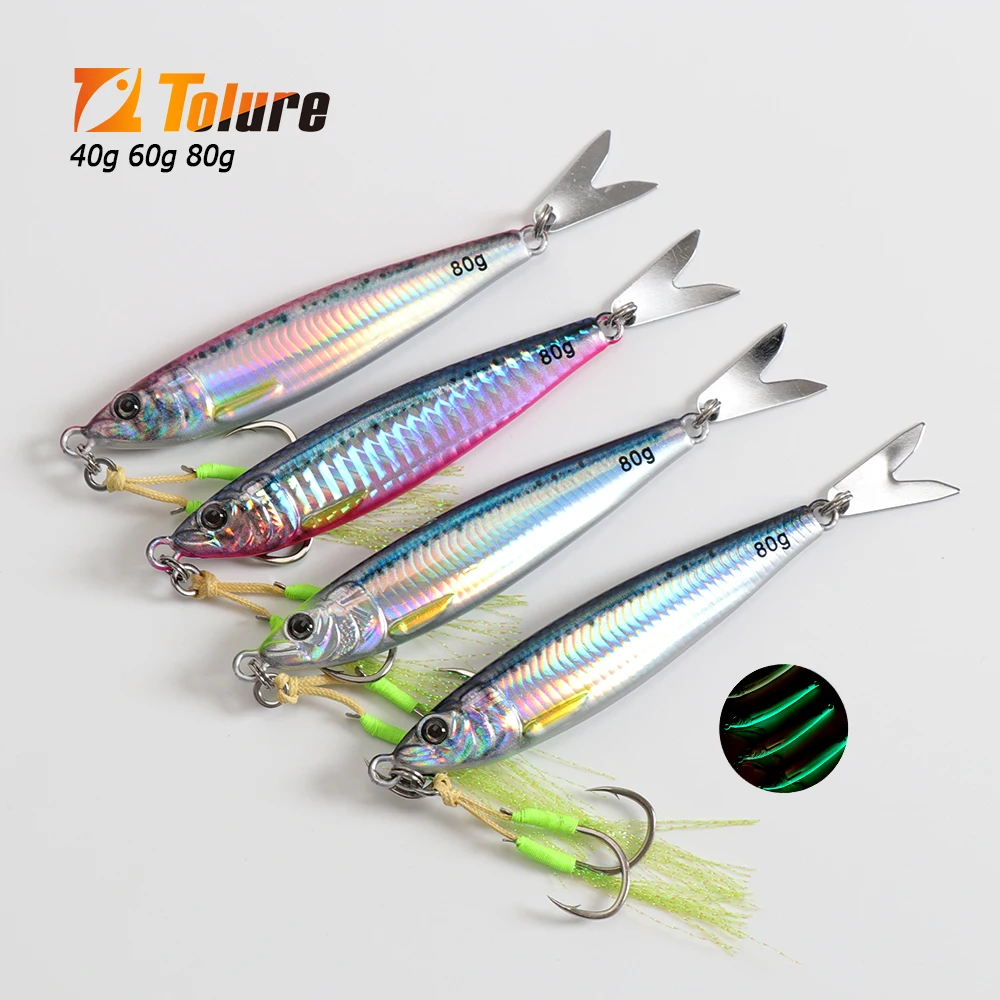 TOLU-2024-NEW-3D-Printed-Fast-Sinking-Metal-Jig-Lure-40g-60g-80g ...