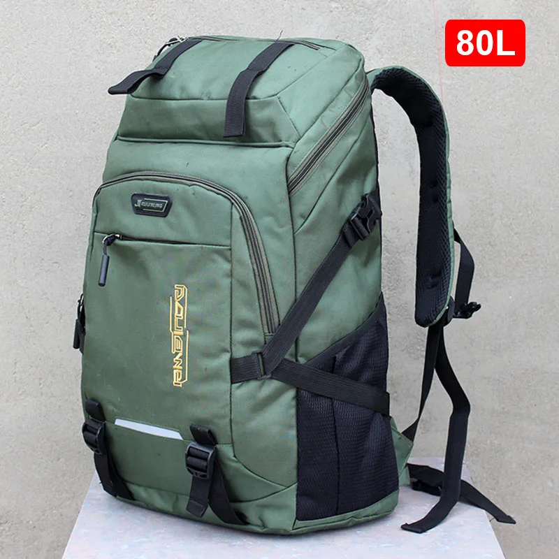 60L/80L Two Sizes Travel Backpack Men Women Large Capacity Outdoor ...