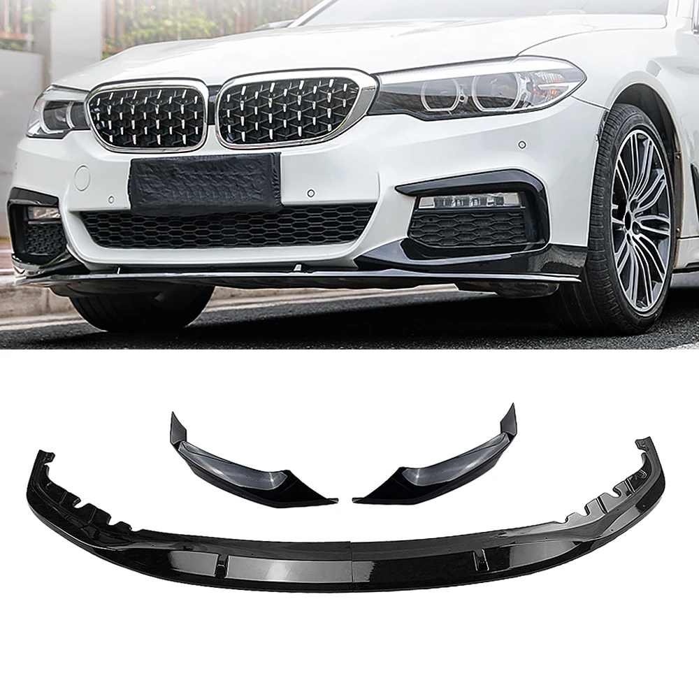 Car-Front-Bumper-Spoiler-Lip-Lower-Splitter-For-BMW-G30-G31-5-Series-M ...