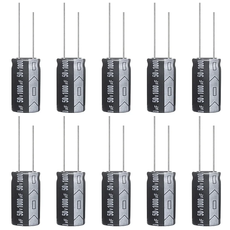 1000uF 50V 13x25mm Electrolytic Capacitor 1000 UF MFD 50 Volt 0.51x0 ...