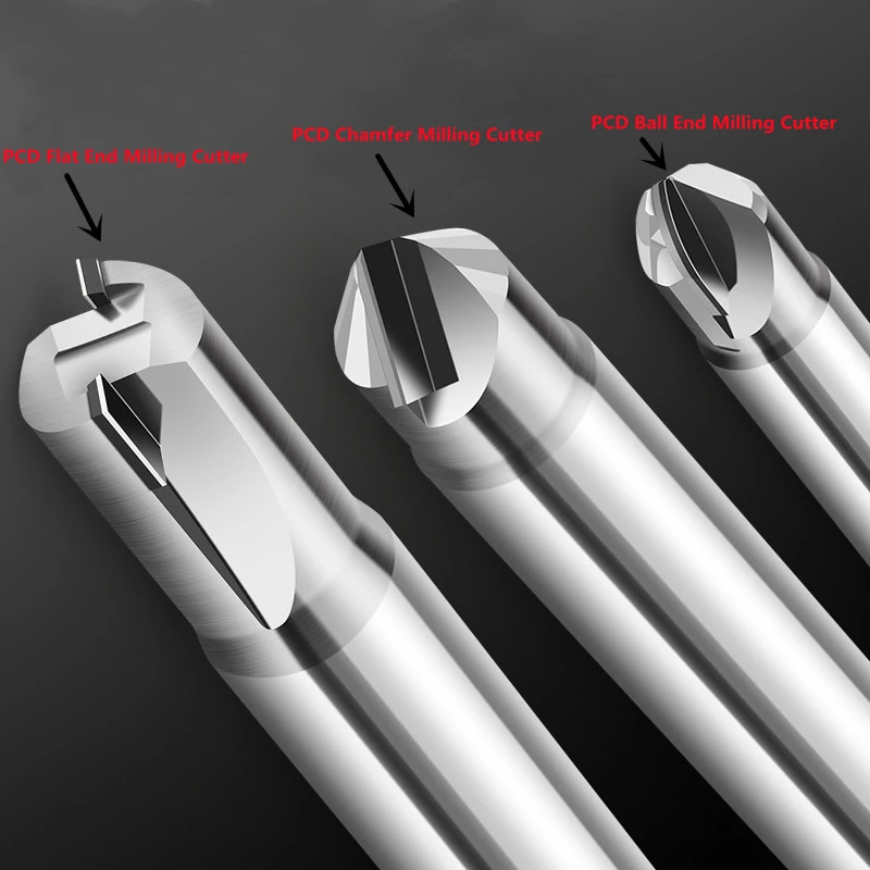 Pcd Diamond Milling Cutter Ball Nose Milling Cutter Chamfer Milling ...
