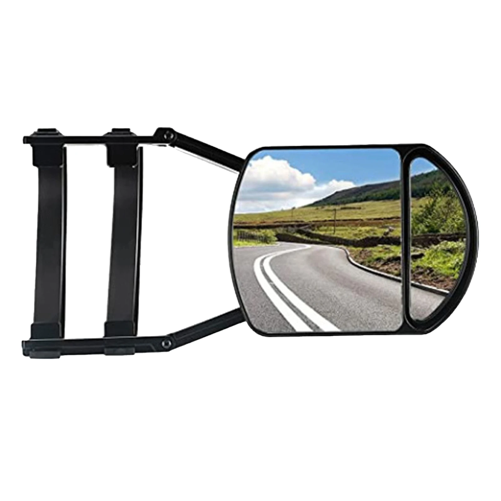 Adjustable-Angle-Car-Towing-Mirrors-Clamp-On-Extended-Rearview-Towing ...