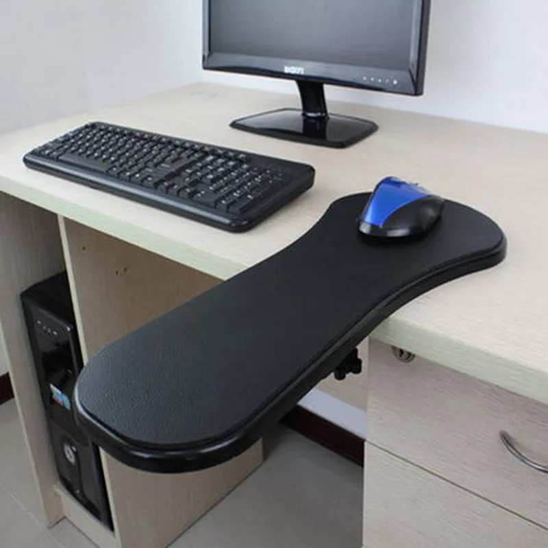 Black-Ergonomic-Healthy-Computer-Armrest-Mouse-Pad-Chair-Desk-Support ...