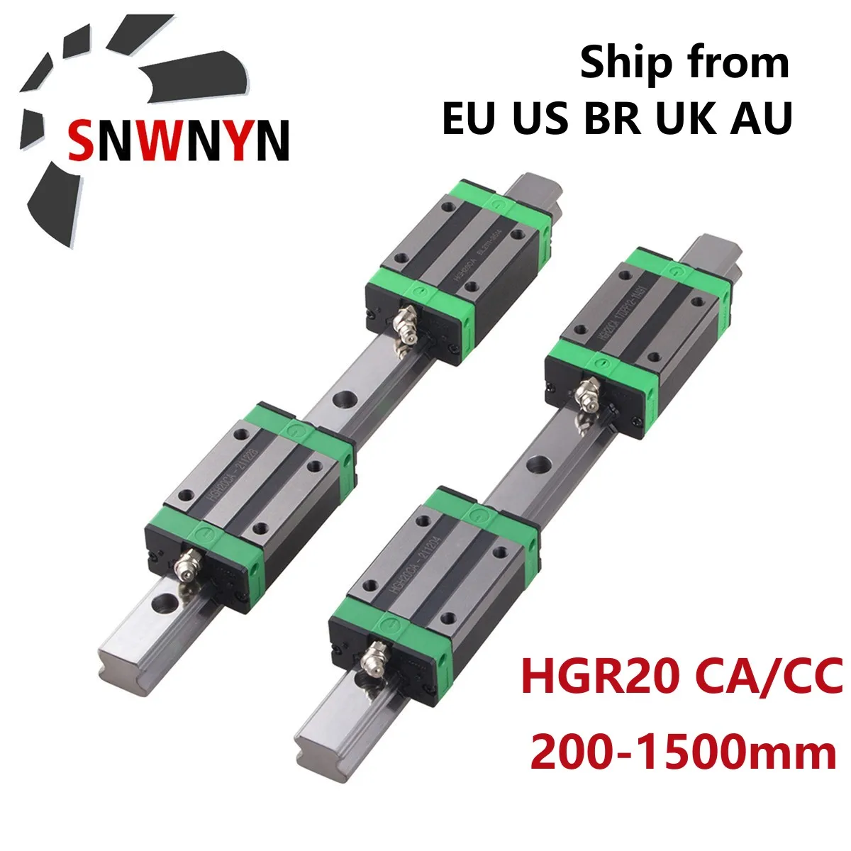 2pcs-HGR20-Square-Linear-Guide-Rail-300-400-500-800-1000-1500mm-4pcs ...