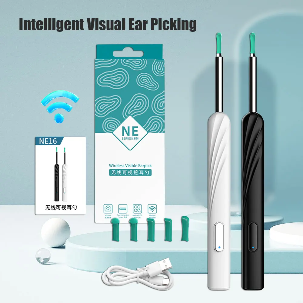 Wireless-Smart-Ear-Cleaning-Endoscope-Visual-Ear-Pick-Ear-Spoon ...