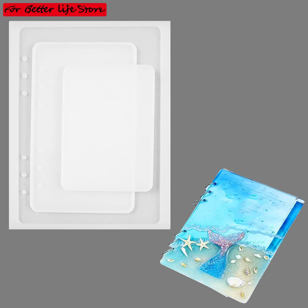 1piece-A4-A5-A6-A7-Notebook-Cover-Epoxy-Resin-Molds-DIY-Transparent ...