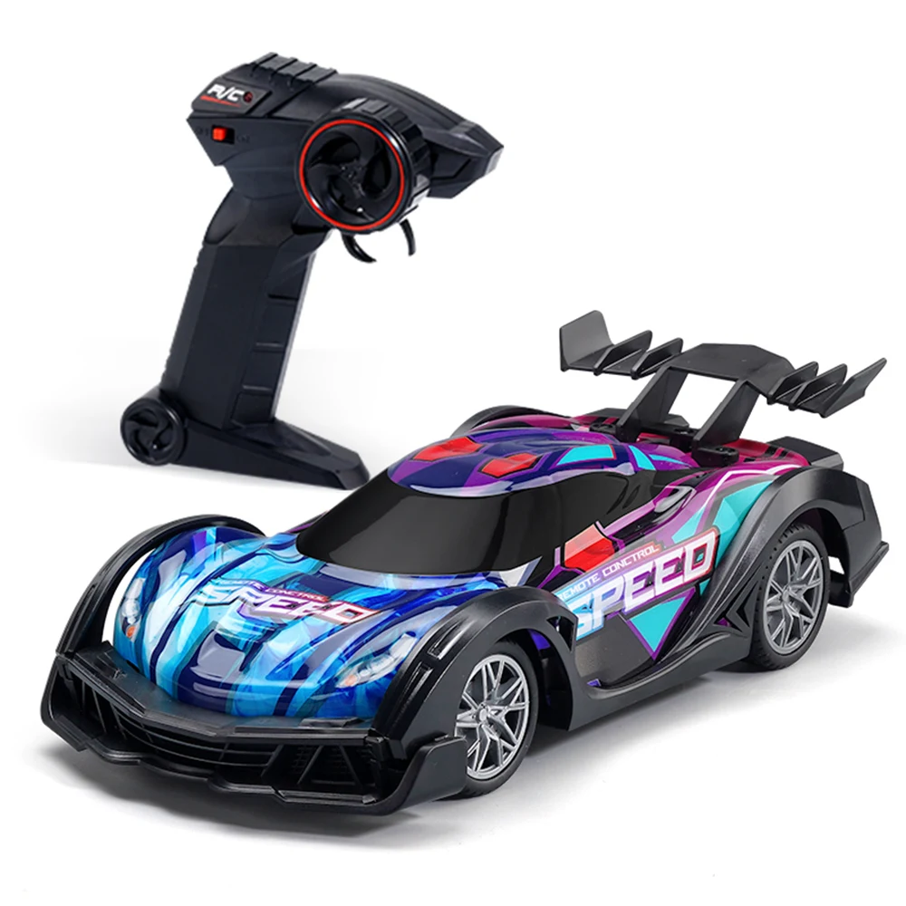 2-4G-Rc-Car-LED-Light-Remote-Control-Racing-Car-High-Speed-Drive ...