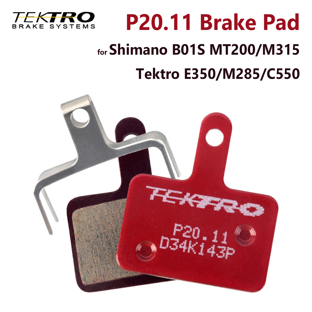 Tektro P20.11 MTB Dics Brake Pad Heat-Resistant Mountain Bicycle Low ...