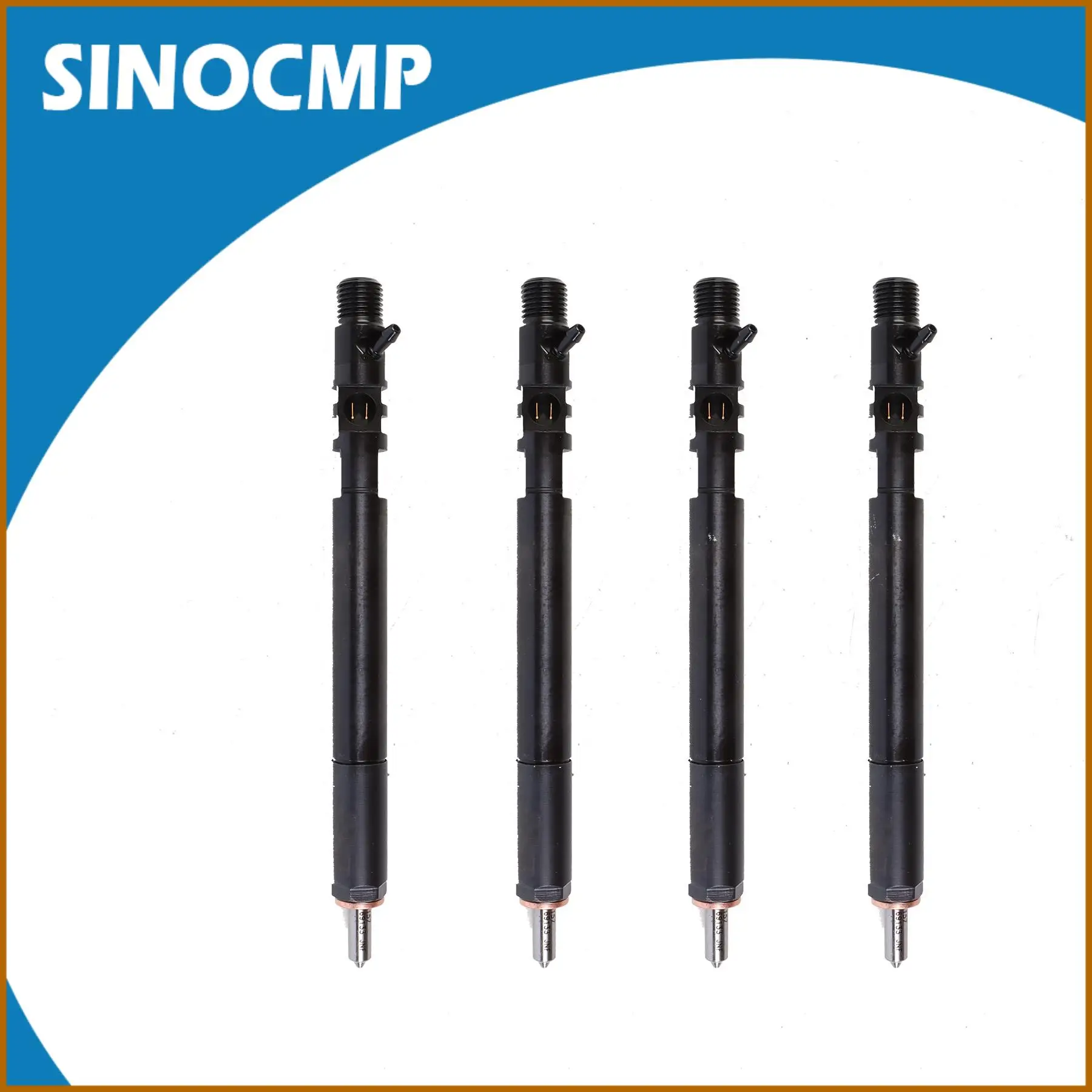 4pcs Diesel Common Rail Fuel Injector 6640170221 EJBR04701D EJBR03401D ...