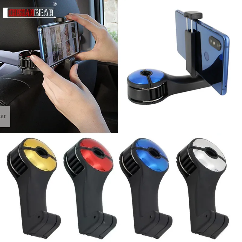 Car-2-in-1-New-Headrest-Hook-Phone-Car-Holder-Car-Hanger-Portable-Seat ...
