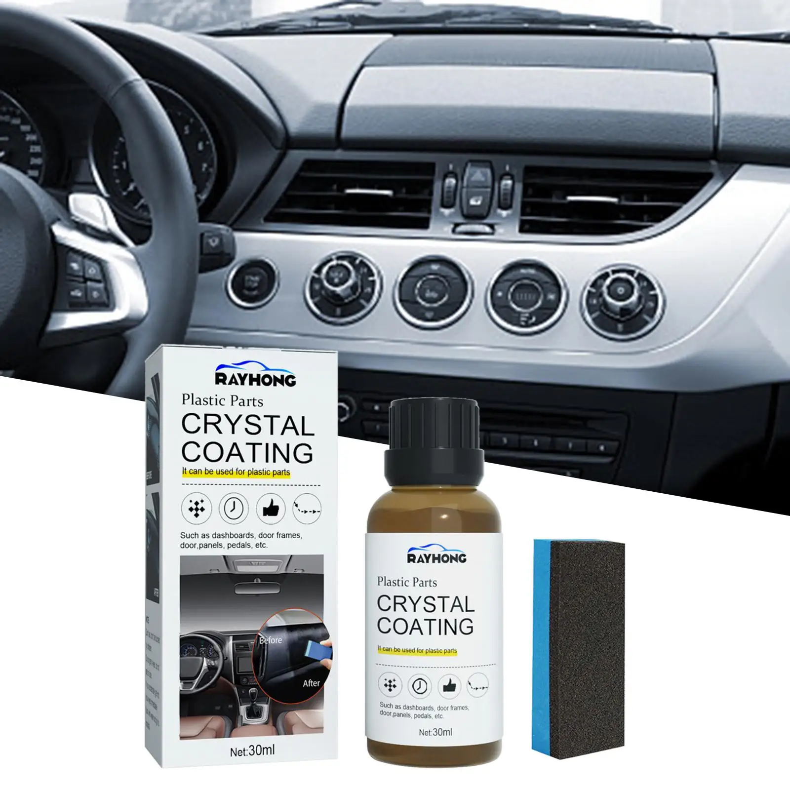Car-Plastic-Restorer-30ml-Car-Part-Retreading-Agent-for-Exterior ...