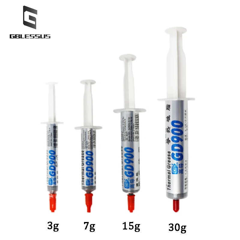 Thermal Conductive Silicone Grease 3/7/15/30g Syringe Tube Mounted CPU ...