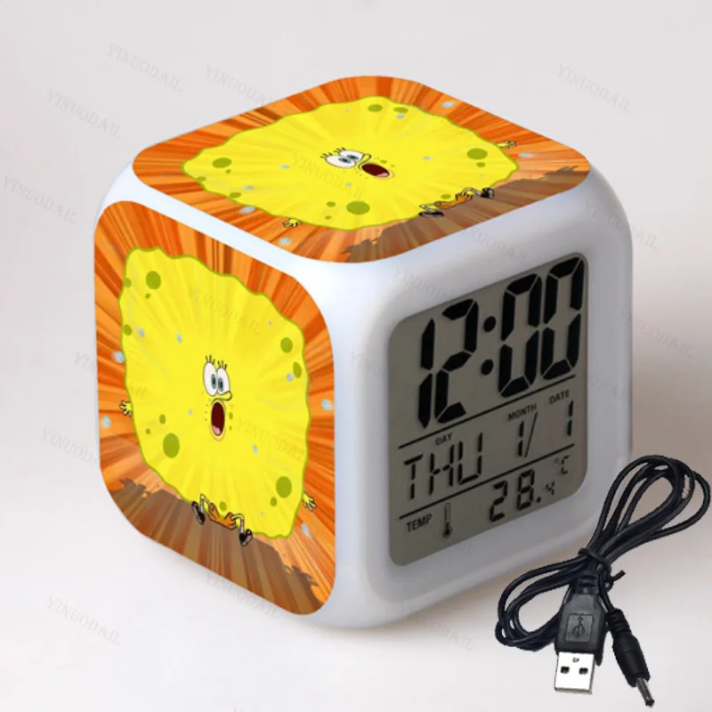 Led Alarm Clock Spongebob