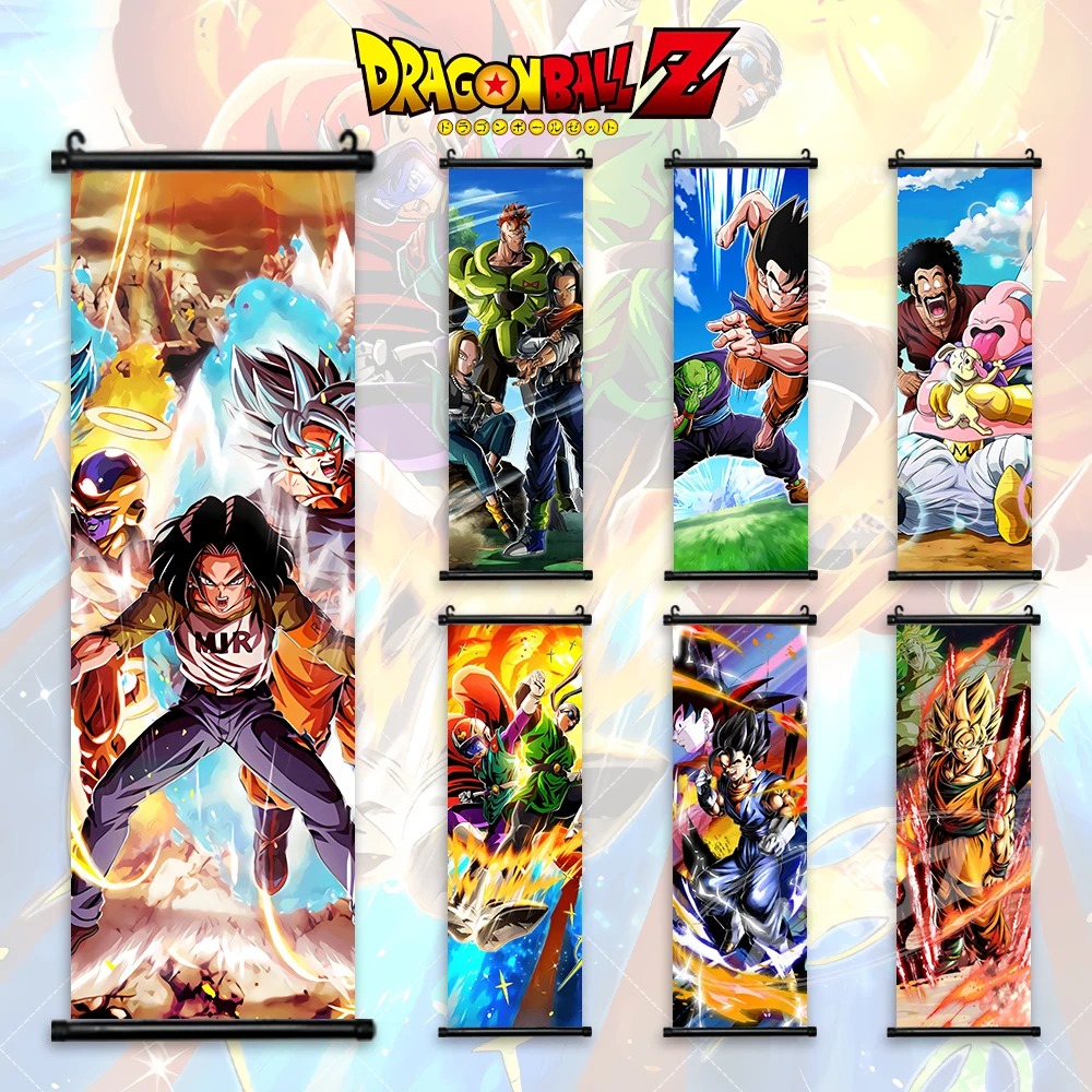 Dragon-Ball-DAIMA-Home-Decoration-Son-Goku-Wall-Art-Raditz-Hanging ...