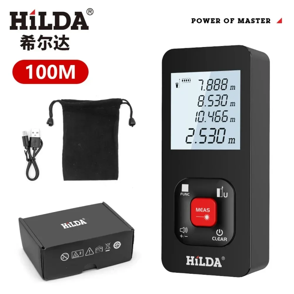 100M-Smart-Hilda-Laser-Rangefinder-Laser-Tape-Measure-Intelligent-OLED ...
