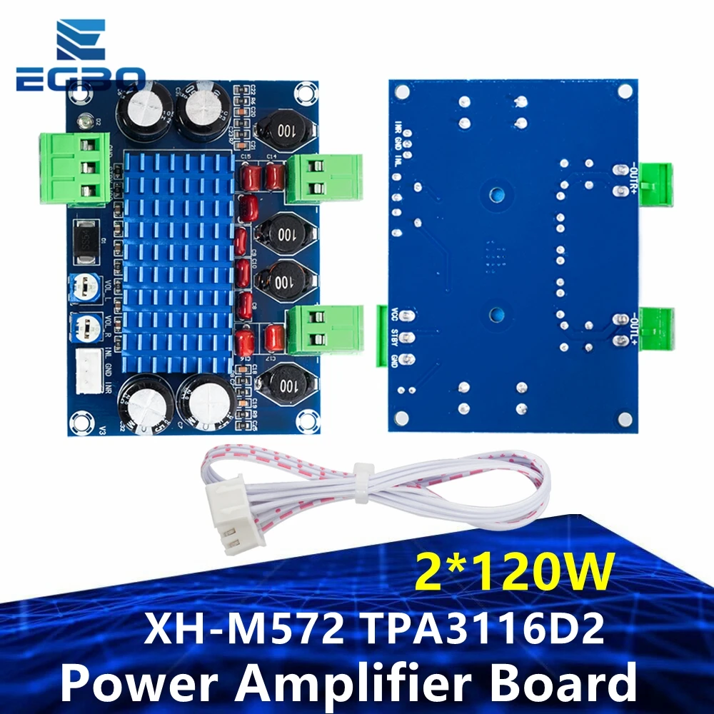 1-3PCS-EGBO-High-Power-Digital-HIFI-Power-Amplifier-Board-2-120W-XH ...