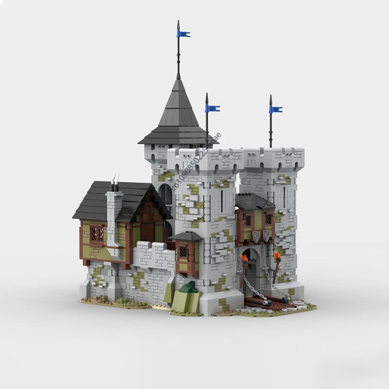 2218pcs-Medieval-Fortress-Model-Moc-Building-Bricks-Black-Falcon-Castle ...