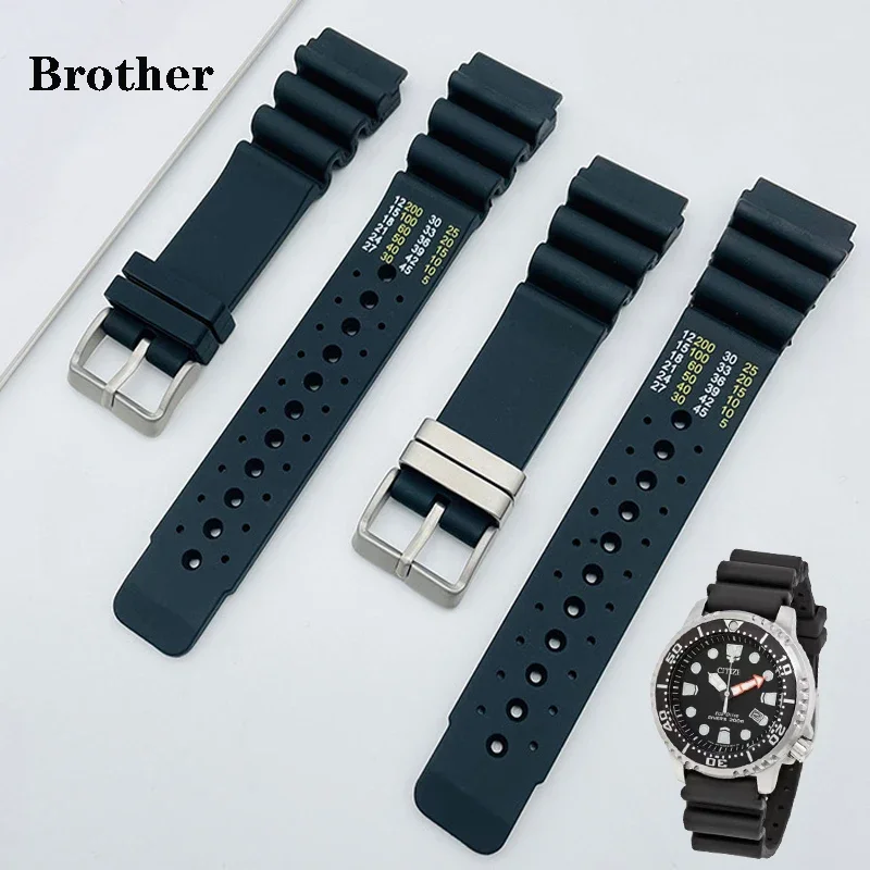 n-d-limits-20mm-22mm-24mm-Silicone-Watch-Strap-Water-Ghost-Diver-Resin ...